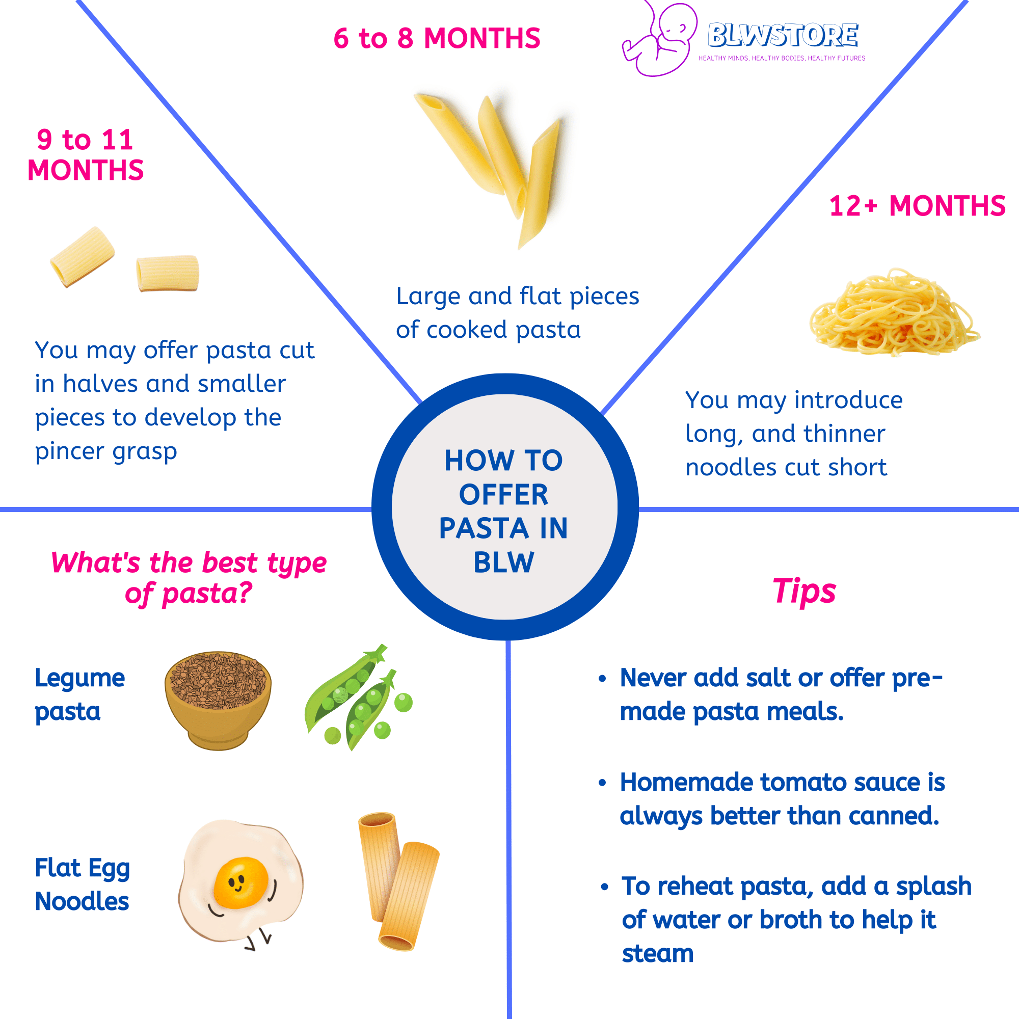 BLW Pasta 101: When to Introduce, Best Pasta for Baby, and More!